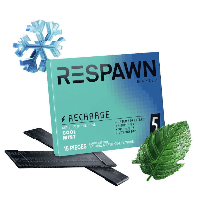 RESPAWN Cool Mint Chewing Gum | RESPAWN